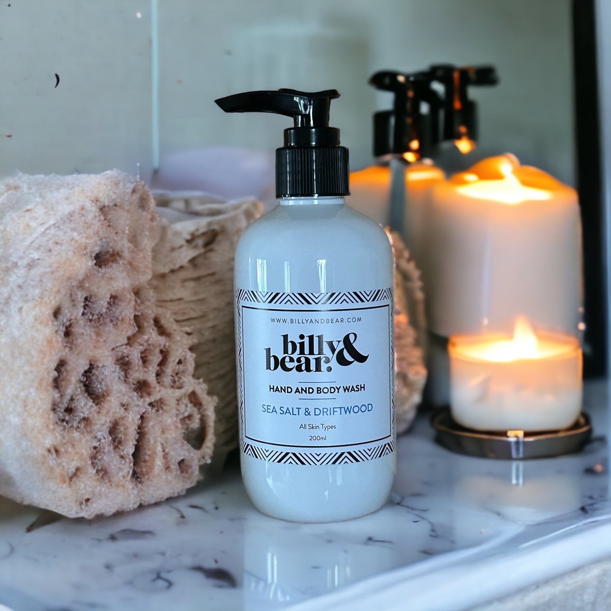 Body Wash - Sea Salt & Driftwood – Billy & Bear